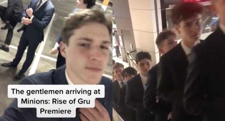 I found the Aussie teen who kicked off the TikTok Minions suit meme