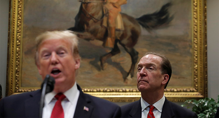 Climate remarks of World Bank's David Malpass spark backlash