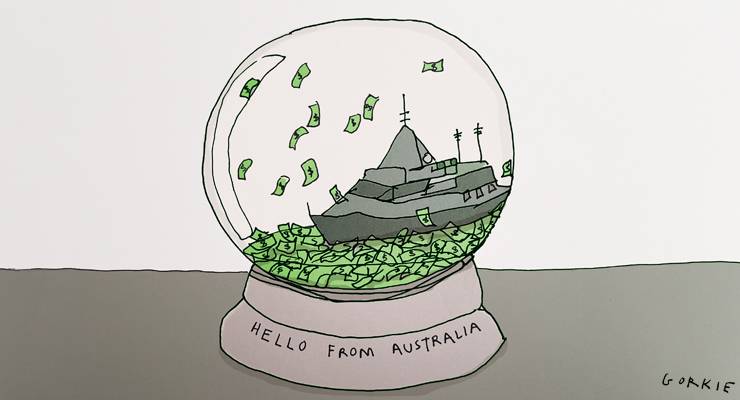 Blurred lines and zero accountability in Australian defence spending