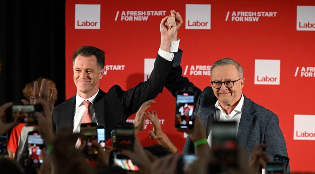 Chris Minns the new premier of NSW following big Labor win