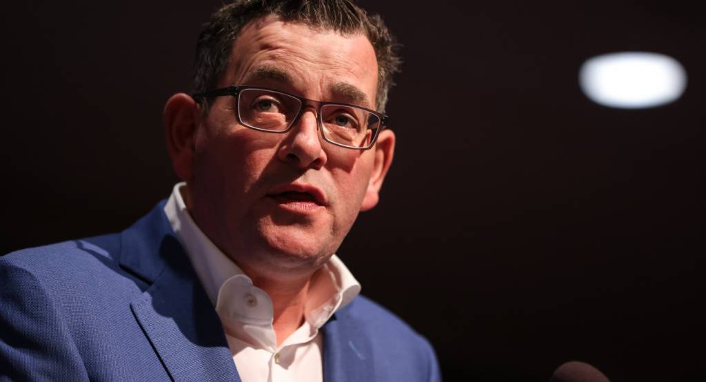 Dan Andrews won't apologise for calling Liberal MP a 'half-wit grub'