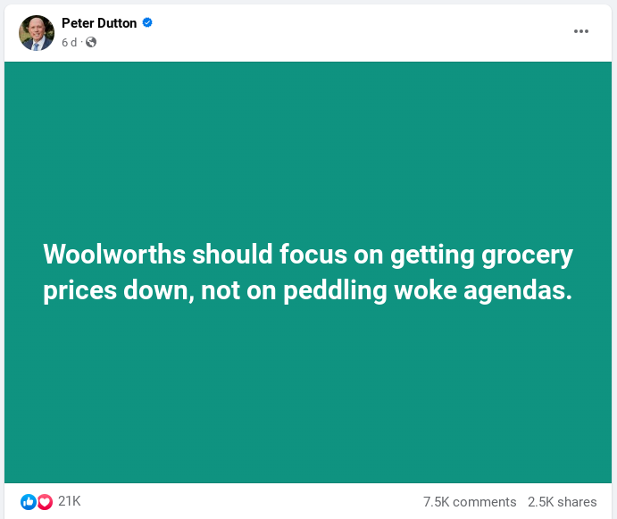 Peter Dutton, Woolworths, Australia Day culture war explained