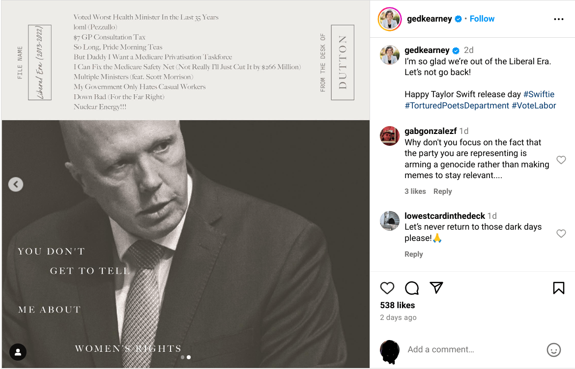 Taylor Swift's new album inspires more bad posts from politicians