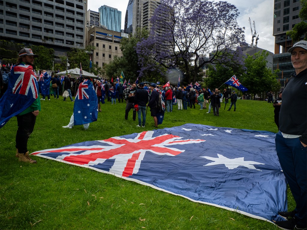 In Pictures: Melbourne's anti-immigration 'Put Australia First' protest