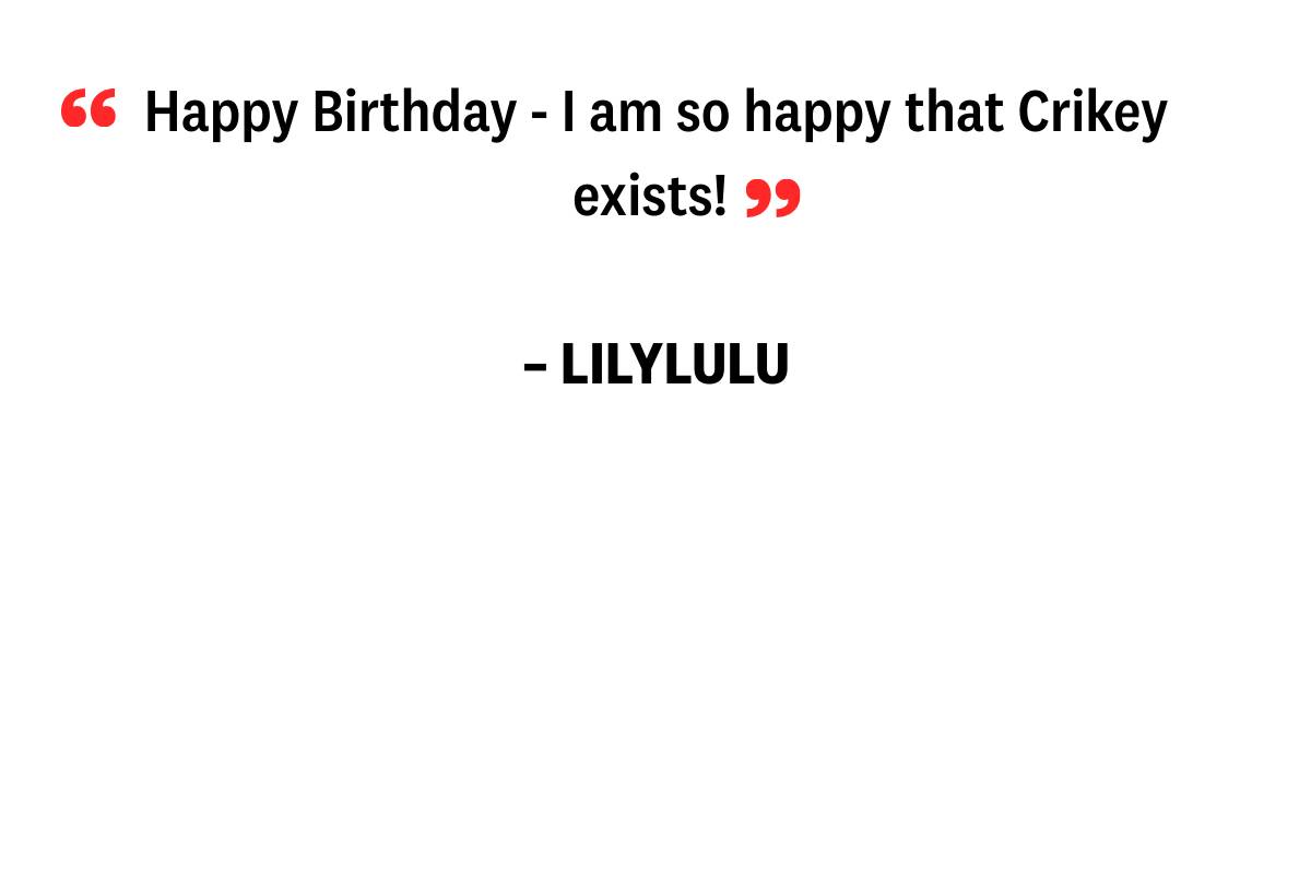 Crikey's Birthday • Crikey