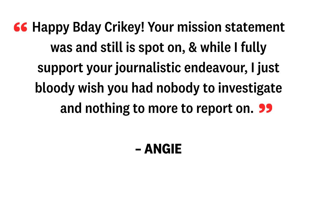 Crikey's Birthday • Crikey