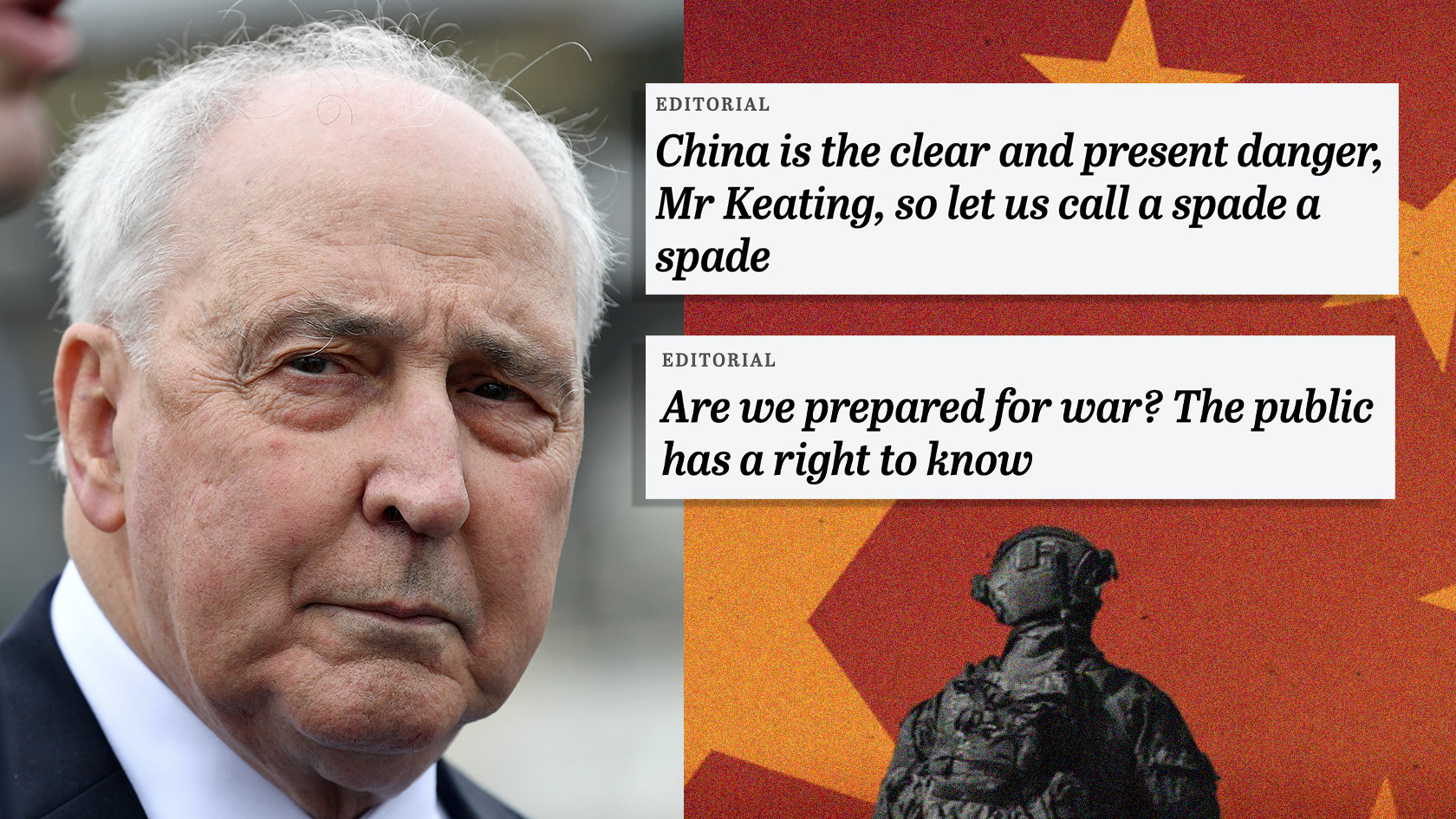 Paul Keating unleashes on the SMH/Age 'Red Alert' hysteria